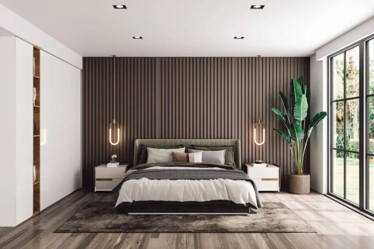 How Wood Panels in High-End Homes Enhance Feature Walls