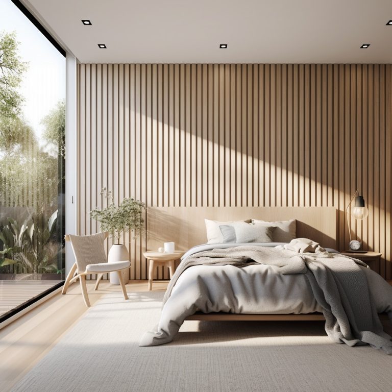 Scandinavian Style with Oak Slat Wall Panels